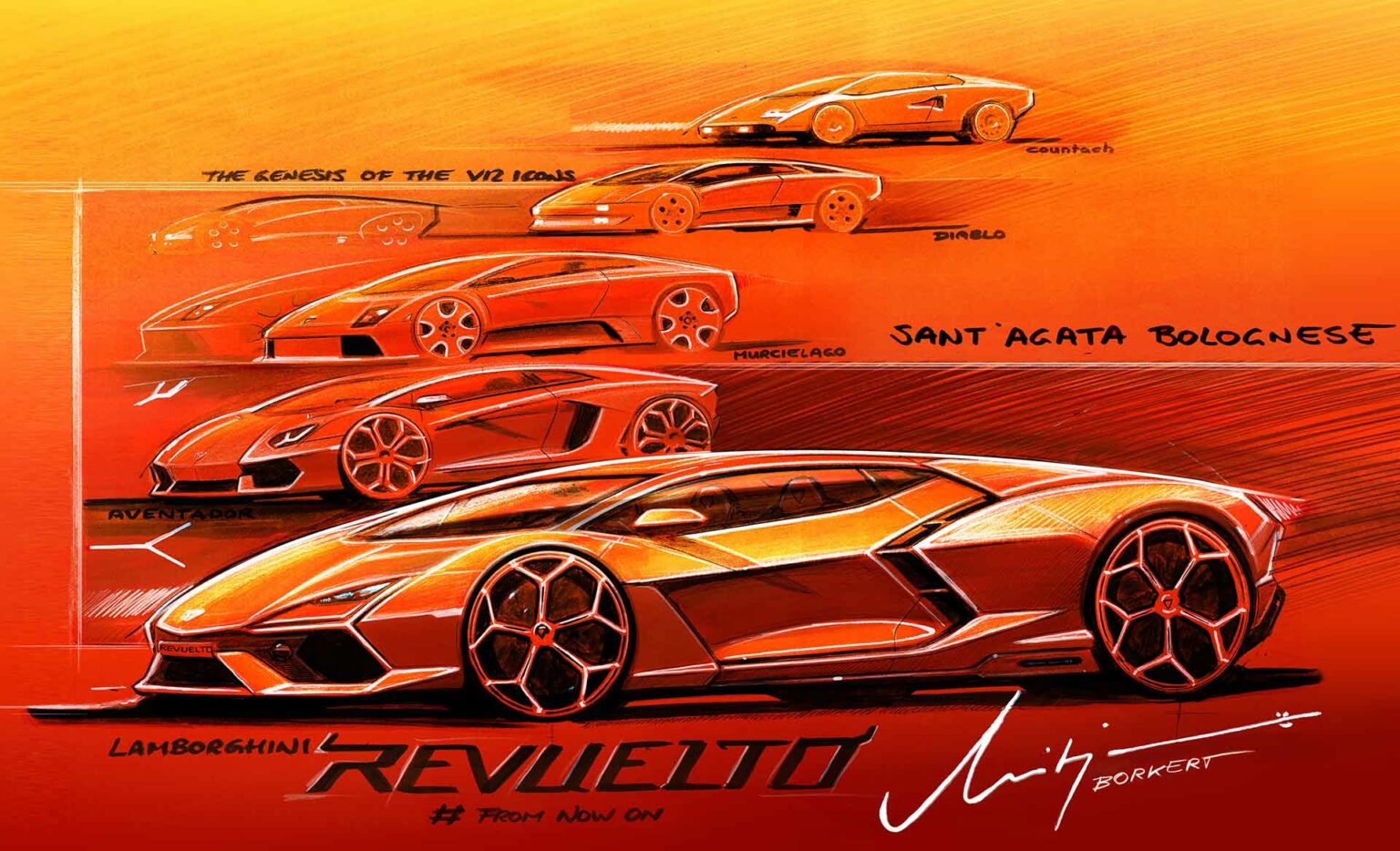 Lamborghini Revuelto: Electric + V12 Supercar Unveiled - S/S